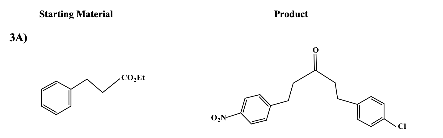 Solved Synthesize Four of the following compounds from the | Chegg.com