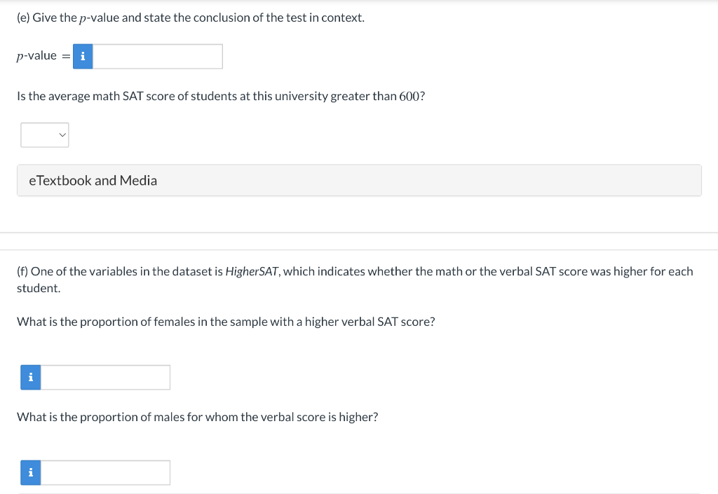 Solved Results from the Student Survey A dataset gives the | Chegg.com