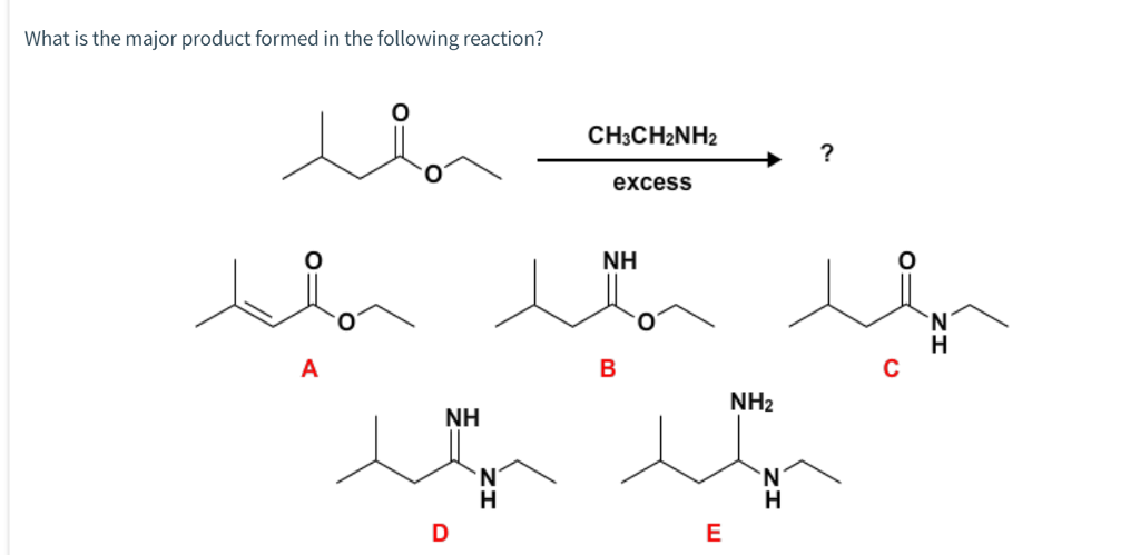 Solved What is the major product formed in the following | Chegg.com