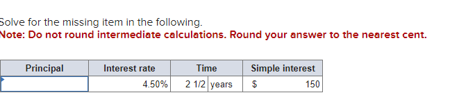 Solved Solve for the missing item in the following. Note: Do | Chegg.com