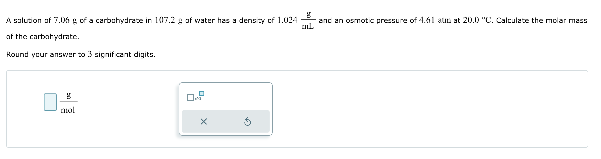 Solved What are the boiling point and freezing point of a | Chegg.com