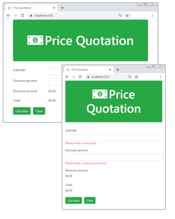 Solved Please use Visual Studio Code ASP.Net Core | Chegg.com