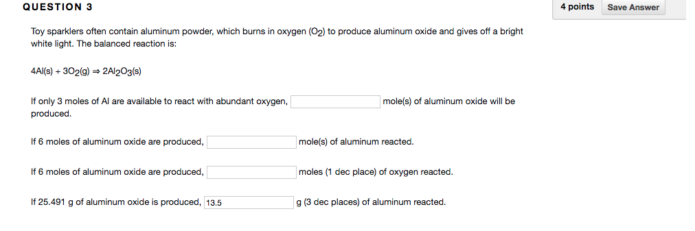 Solved QUESTION 3 4 points Save Answer Toy sparklers often | Chegg.com