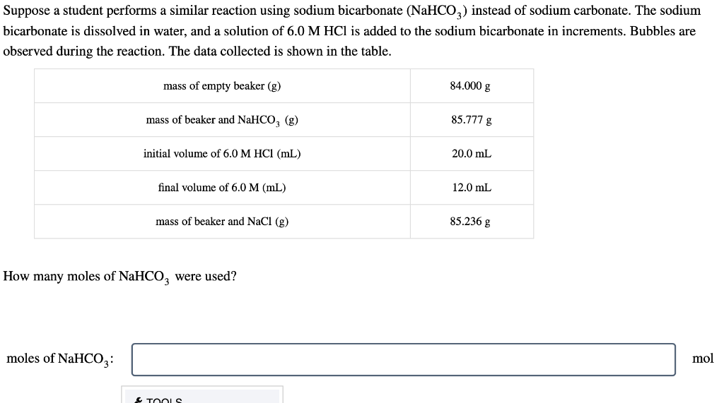 Solved Suppose a student performs a similar reaction using | Chegg.com