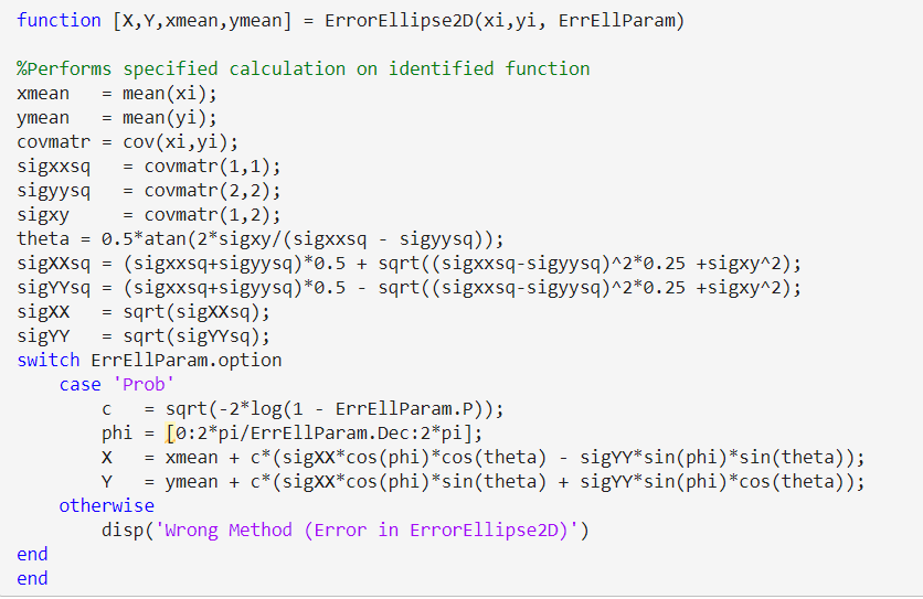 Trying to get an explanation of the below MATLAB | Chegg.com
