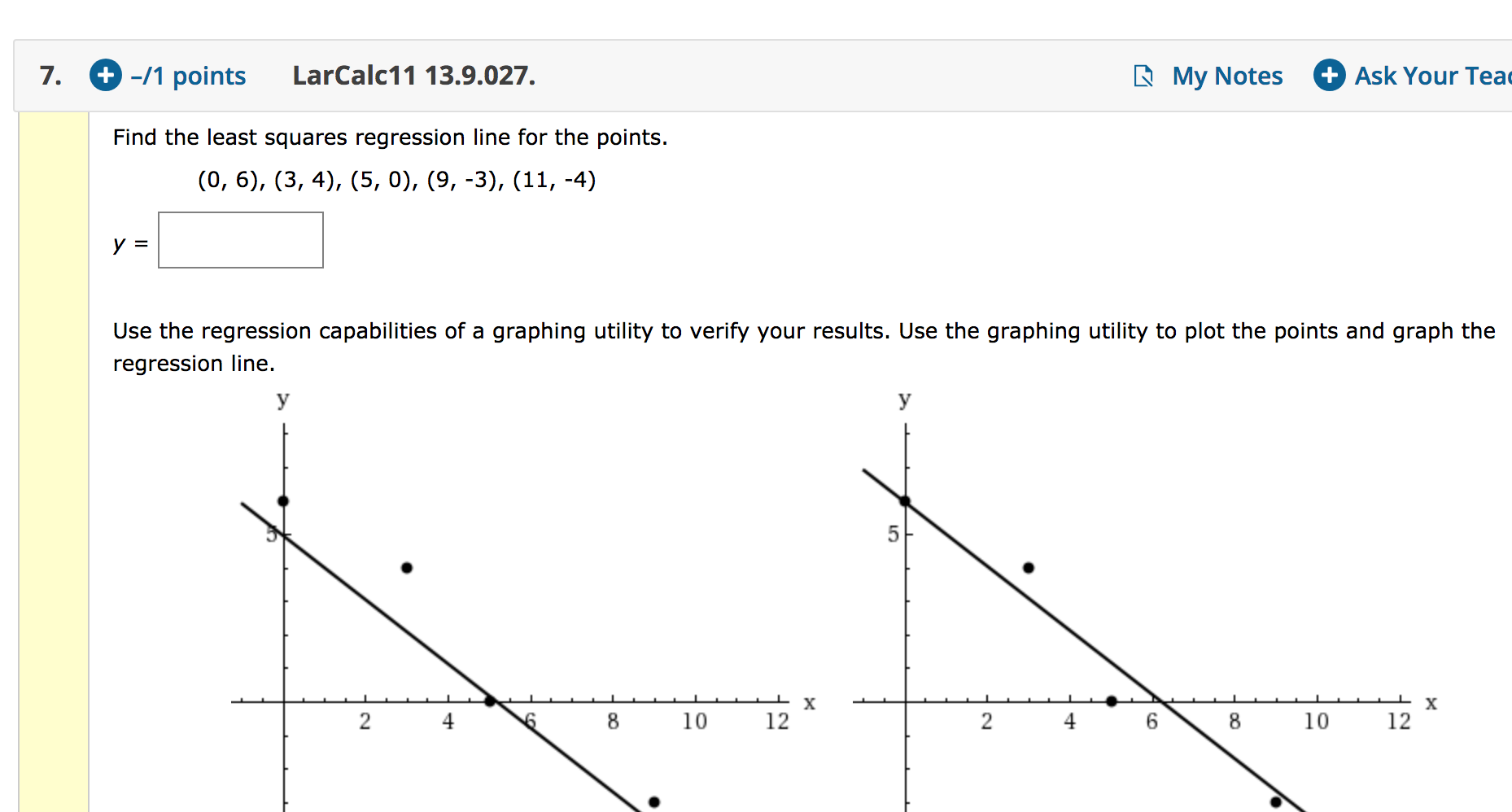 Solved 7. + -/1 points LarCalc11 13.9.027. My Notes + Ask | Chegg.com
