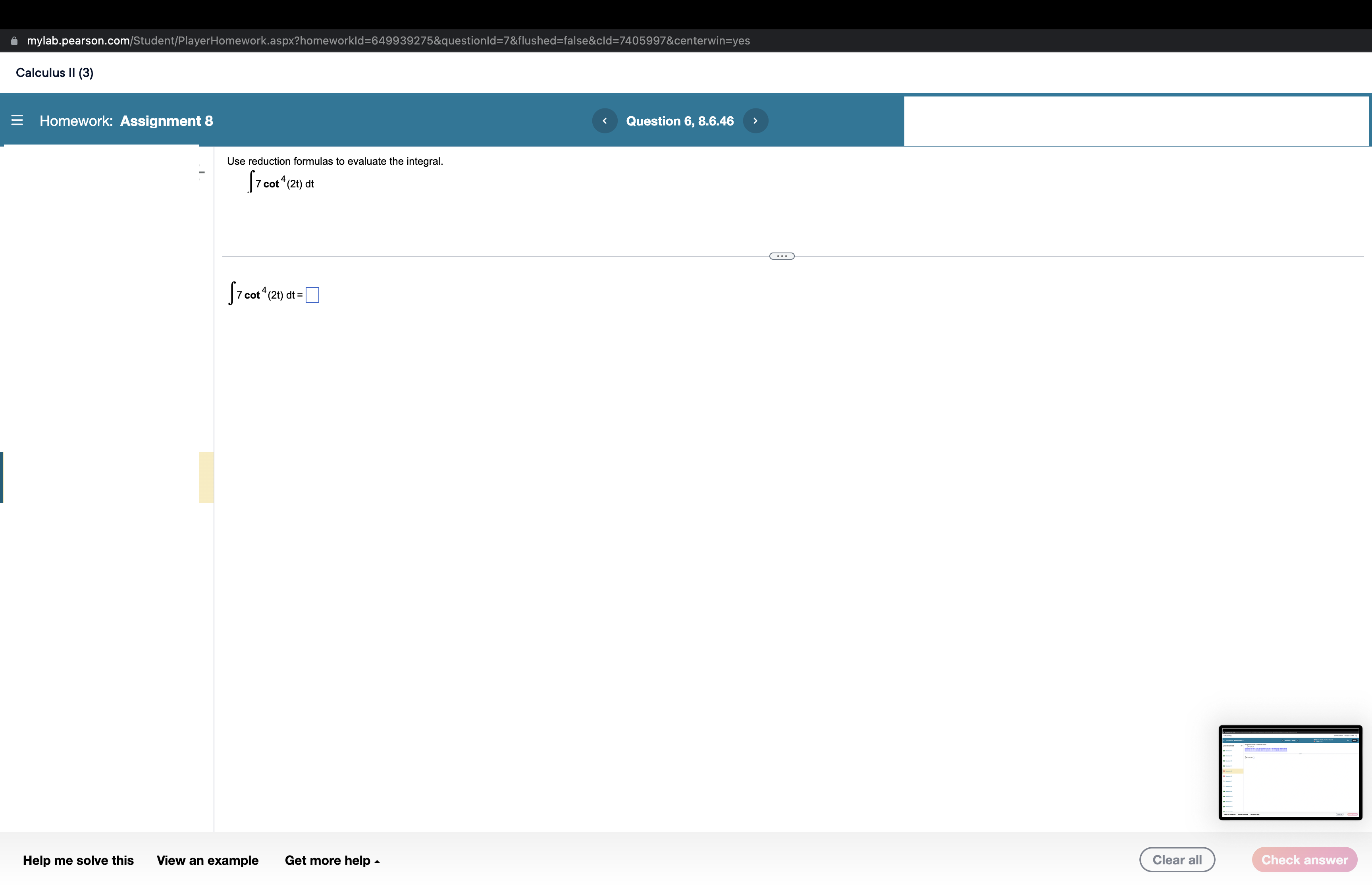 Solved Use reduction formulas to evaluate the integral. | Chegg.com