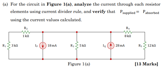 Solved (a) For the circuit in Figure 1(a), analyze the | Chegg.com