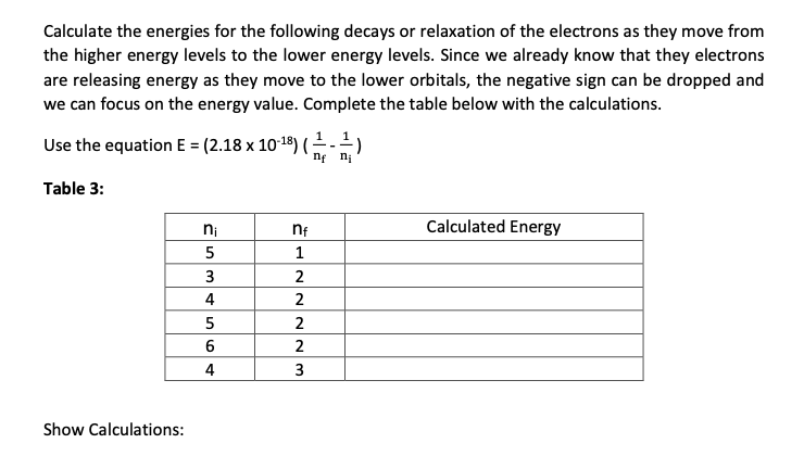 Solved Calculate the energies for the following decays or | Chegg.com