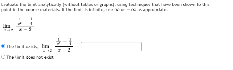 Solved Evaluate the limit analytically (without tables or | Chegg.com