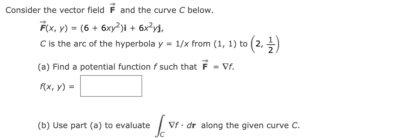 Solved Consider F and C below. F(x, y, z) = { 2xz + y2) i + | Chegg.com