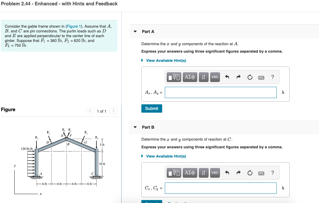 Solved Problem 2.44 - Enhanced - with Hints and Feedback | Chegg.com