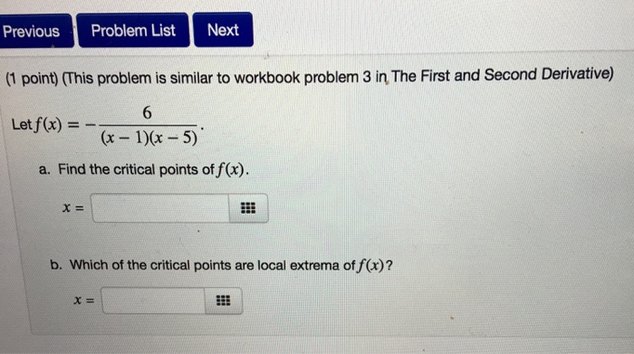 Solved PreviousProblem List Next 1 point) (This problem is | Chegg.com Solved PreviousProblem List Next 1 point) (This problem is | Chegg.com