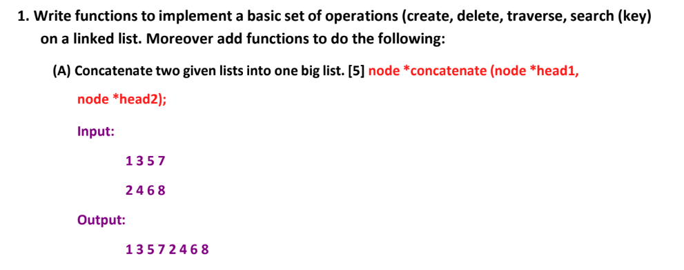 Solved Write Functions To Implement A Basic Set Of 2793