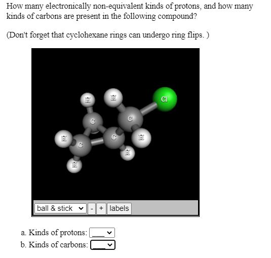 Solved How many electronically non-equivalent kinds of | Chegg.com