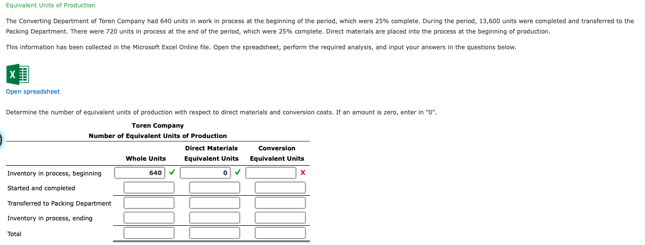 Solved Packing Department. There were 720 units in process | Chegg.com