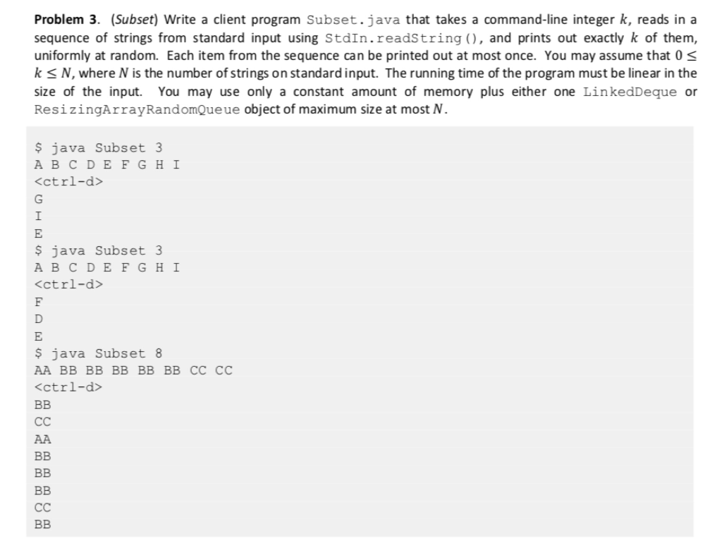 import edu.princeton.cs.algs4.StdOut; import | Chegg.com