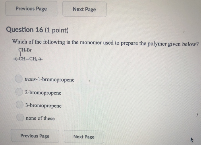 Solved: Previous Page Next Page Question 13 (1 Point) What... | Chegg.com
