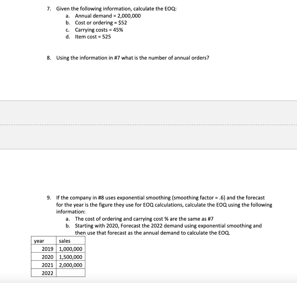Solved Inventory Management 1. What are the 4 questions of | Chegg.com