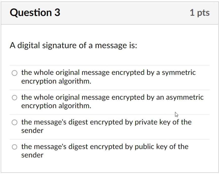Solved DOS/DDOS undermines one of the following security | Chegg.com