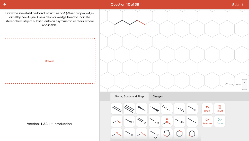 Solved Draw the skeletal (line-bond) structure of | Chegg.com