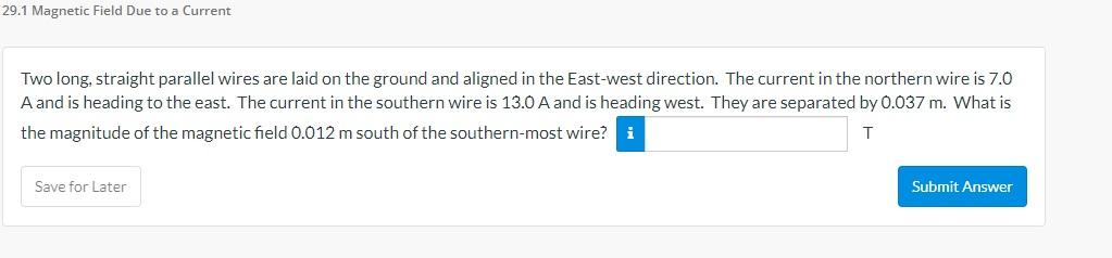 Solved Two long, straight parallel wires are laid on the | Chegg.com