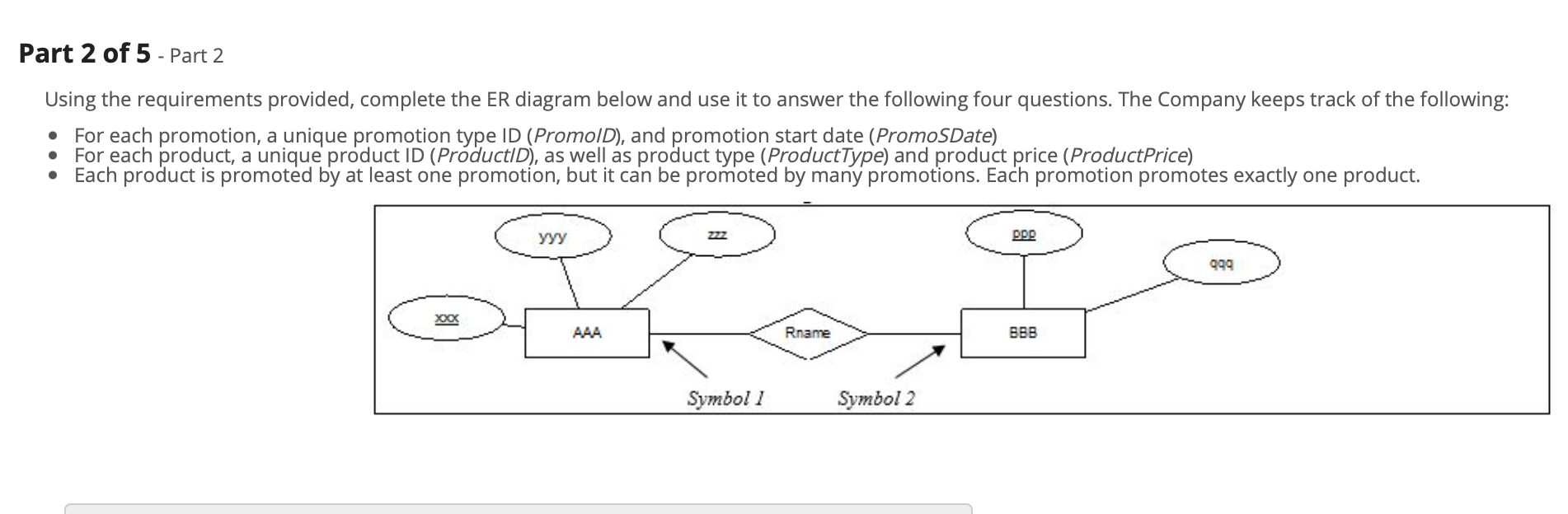 Solved Part 2 of 5 - Part 2 Using the requirements provided, | Chegg.com