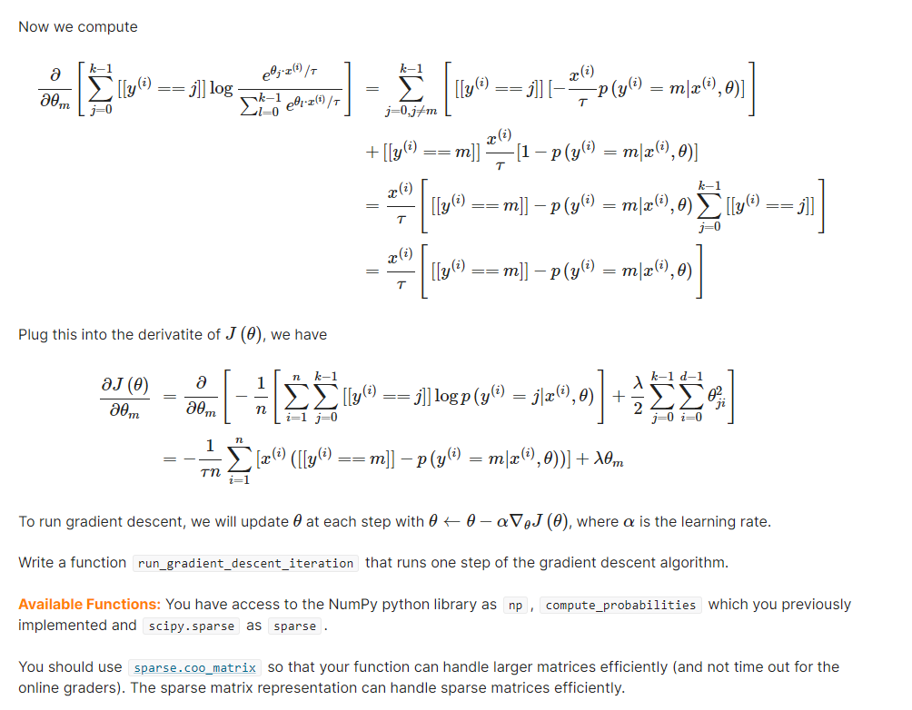 Solved Gradient Descent 0.0/5.0 Punkte (benotet) Solution to | Chegg.com