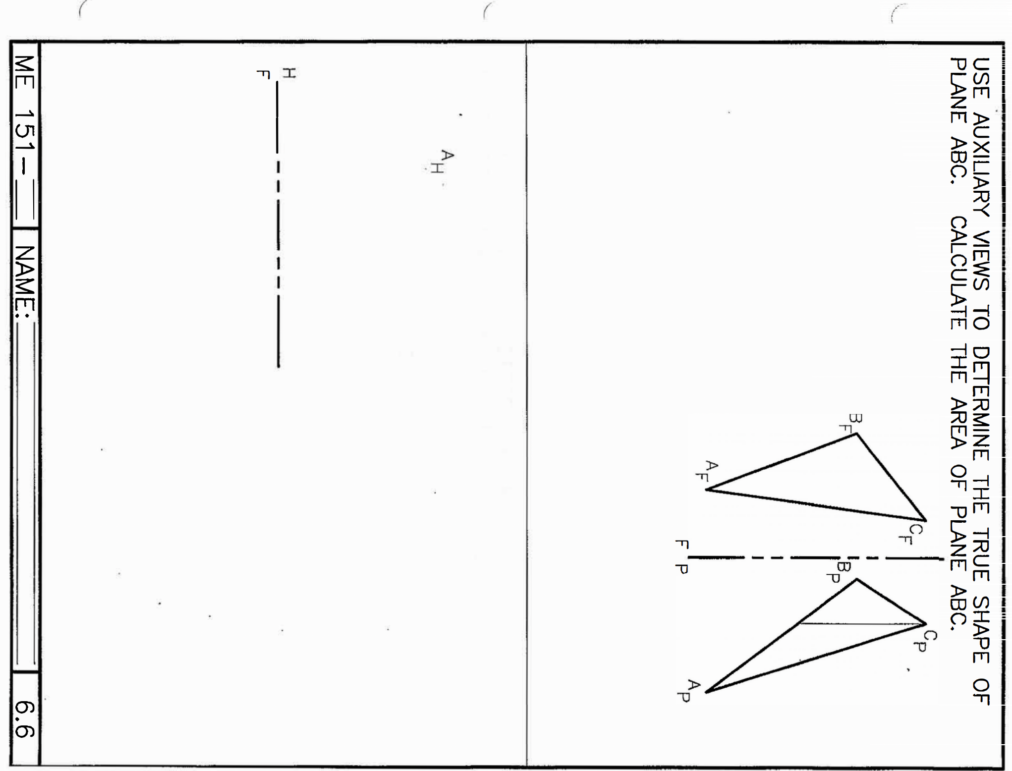 USE AUXILIARY VIEWS TO DETERMINE THE TRUE SHAPE OF | Chegg.com