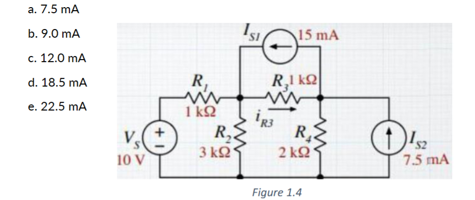 Solved URGENT HELP REQUIREDThe current iR3 through resistor | Chegg.com