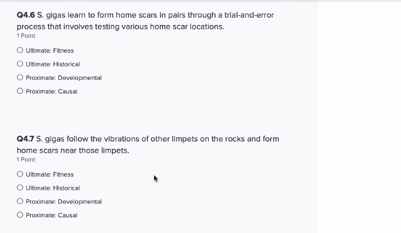 Solved Q4 Distinguishing Proximate and Ultimate Hypotheses 2 | Chegg.com