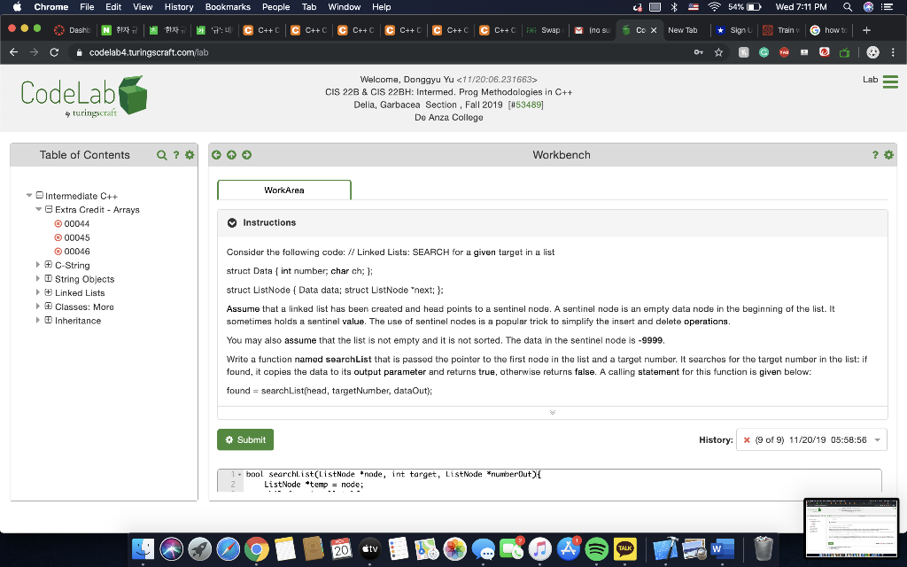 Solved This is c++ codelab exercise and I only need one | Chegg.com