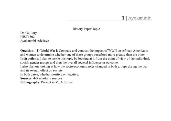 World War I: Compare and contrast the impact of WWII | Chegg.com