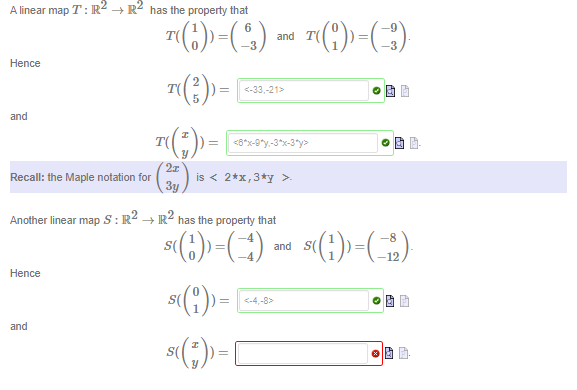 Solved A linear map T:R2→R2 ﻿has the property | Chegg.com