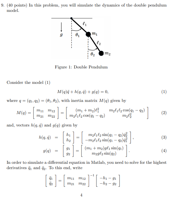 Solved 9. (40 points) In this problem, you will simulate the | Chegg.com