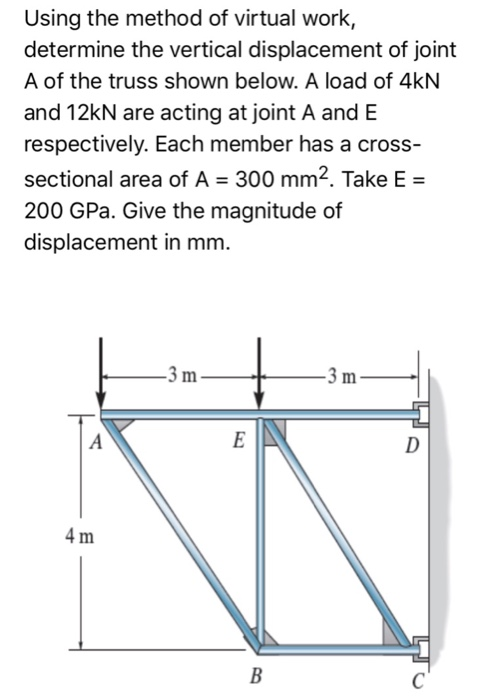 Solved Using The Method Of Virtual Work Determine The 8877