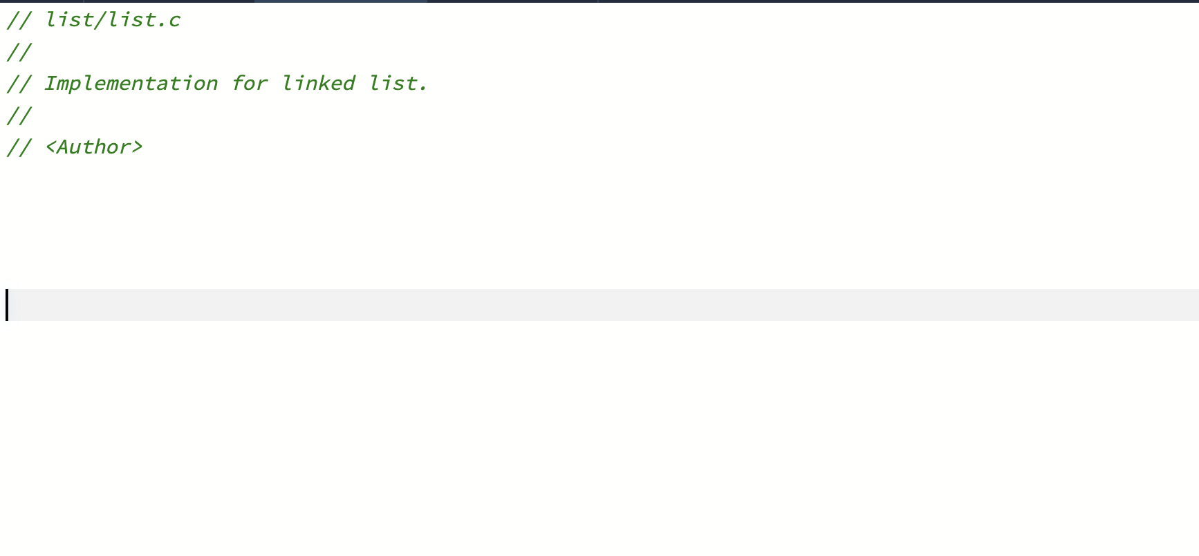 Solved Define the functions from the list.h in the empty | Chegg.com