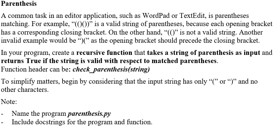 Solved To simplify matters, begin by considering that the | Chegg.com