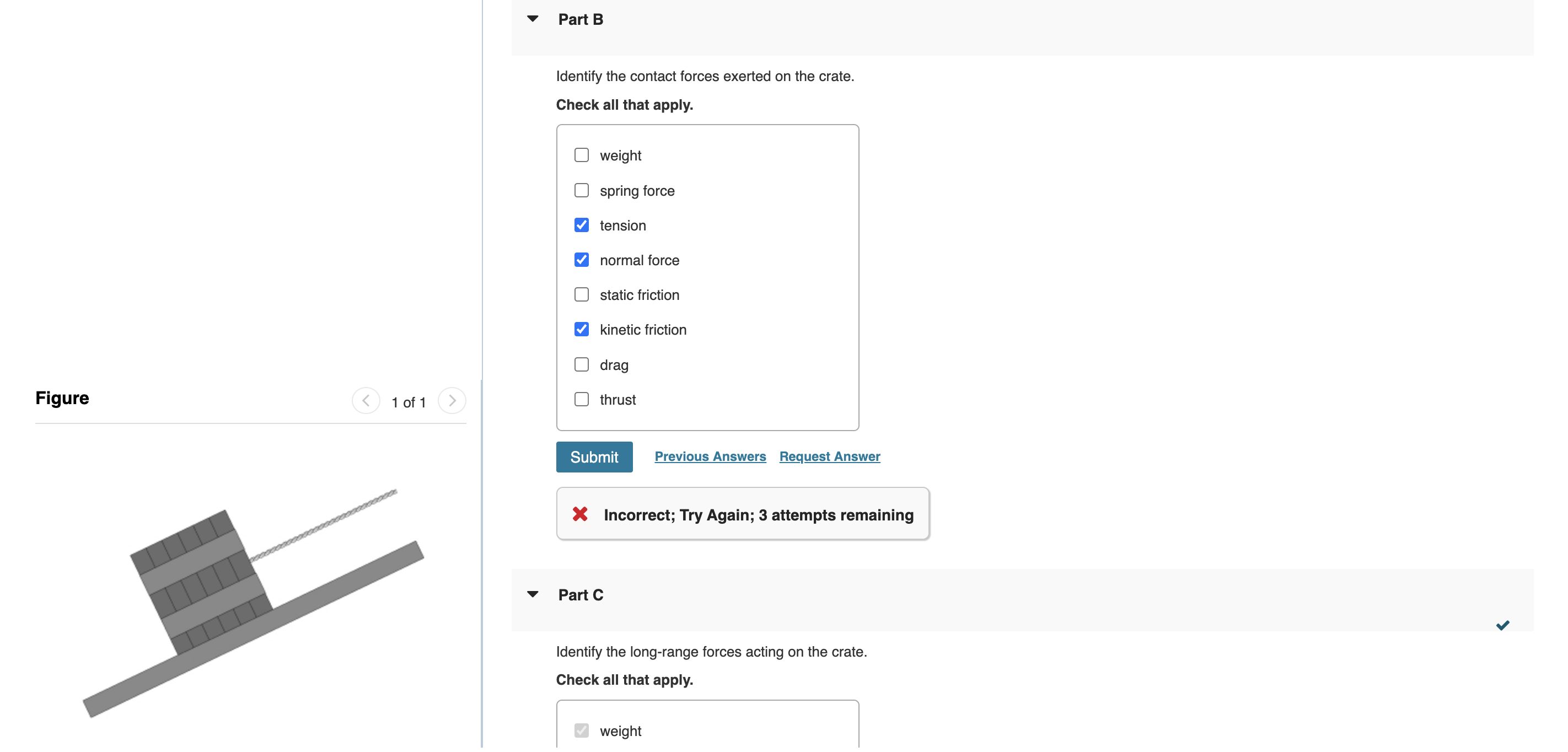 Solved TACTICS BOX 4.2 ﻿Identifying forcesIdentify the | Chegg.com