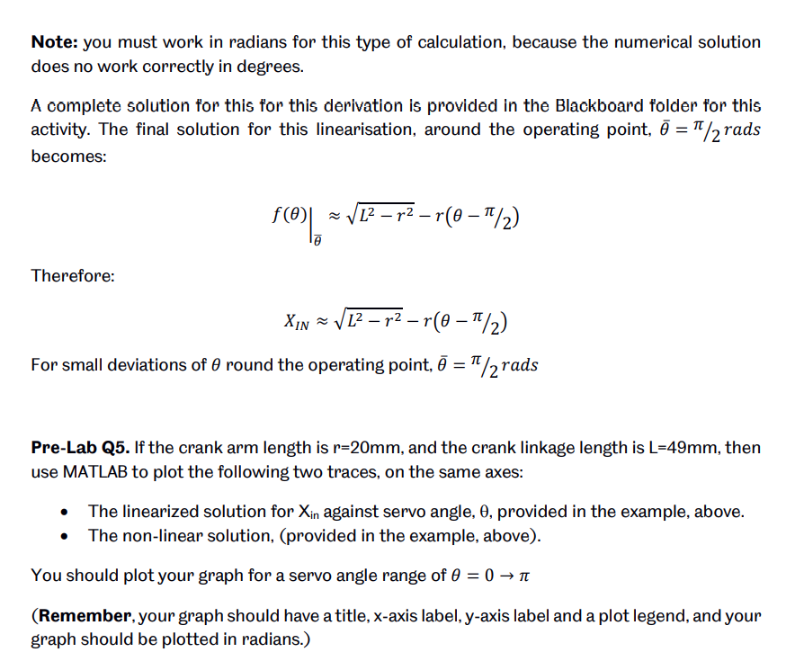 Solved Example of Taylor Series Linearisation to Simplify | Chegg.com