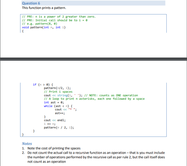 C++ function 1. Modify the function to count the | Chegg.com