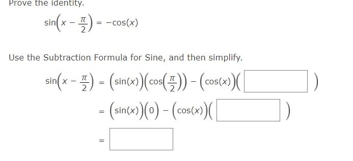 Solved Prove the cofunction identity using the Addition and | Chegg.com