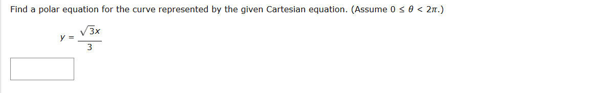 Solved Find a polar equation for the curve represented by | Chegg.com