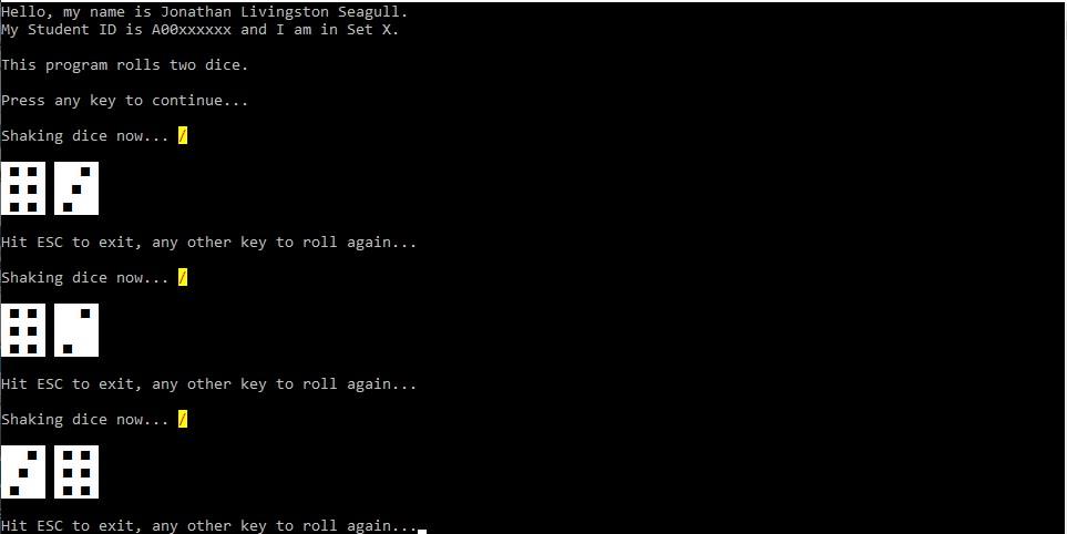 Solved Lab 6 - Roll Two Dice In this lab, you will write a | Chegg.com