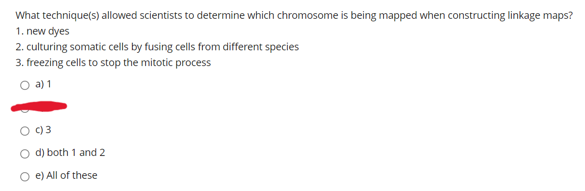 Solved Which experiment did McClintock and Creighton perform | Chegg.com