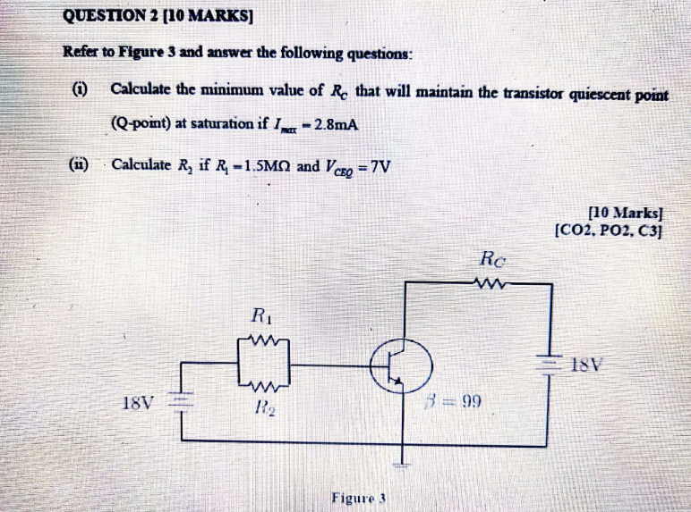 Solved QUESTION 2 [10 MARKS] Refer to Figure 3 and answer | Chegg.com