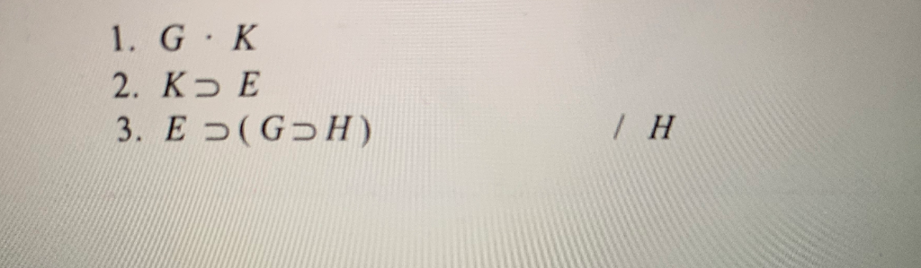 Solved using rules of implication and replacement 1. G · | Chegg.com