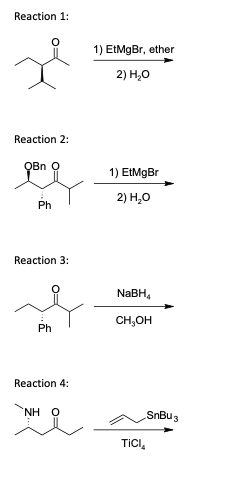 Solved 1. Indicate if the reaction is Felkin-Ahn or Cram and | Chegg.com