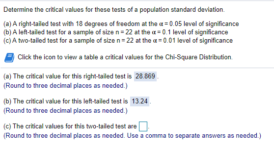 Solved How do you find the critical values for this | Chegg.com