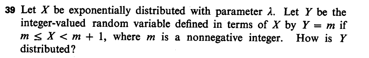 Solved 99 Let X be exponentially distributed with parameter | Chegg.com